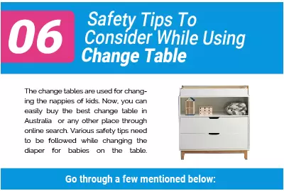 INFOGRAPHIC: 06 Safety Tips To Consider While Using Change Table